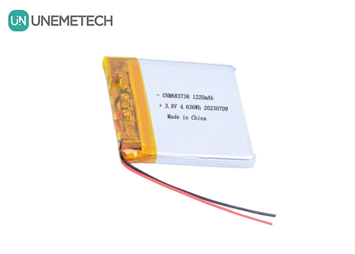 OEM 4.35V High Voltage Lithium Polymer Batteries 1220mAh 683736 with ...