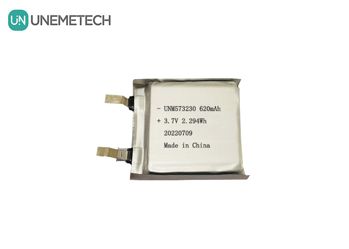 1C Discharge Current Lithium Polymer Power Pack 573230 620mAh 3.7V ...
