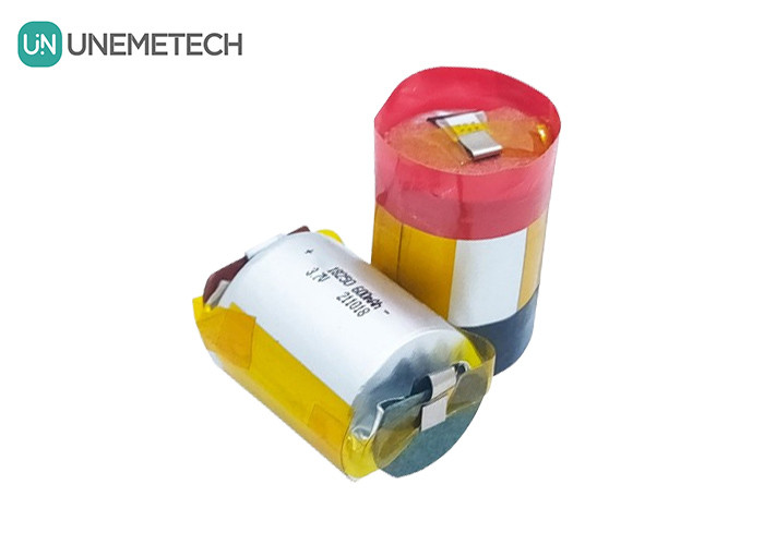 18250 630mAh 3.7V Cylindrical Rechargeable Li Ion Polymer Battery With ...